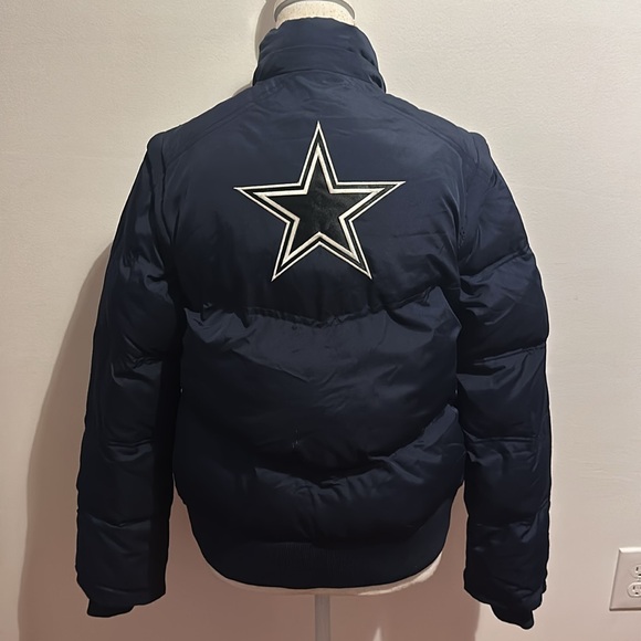Reebok | Jackets & Coats | Dallas Cowboys Puffer Jacket Vest Official ...